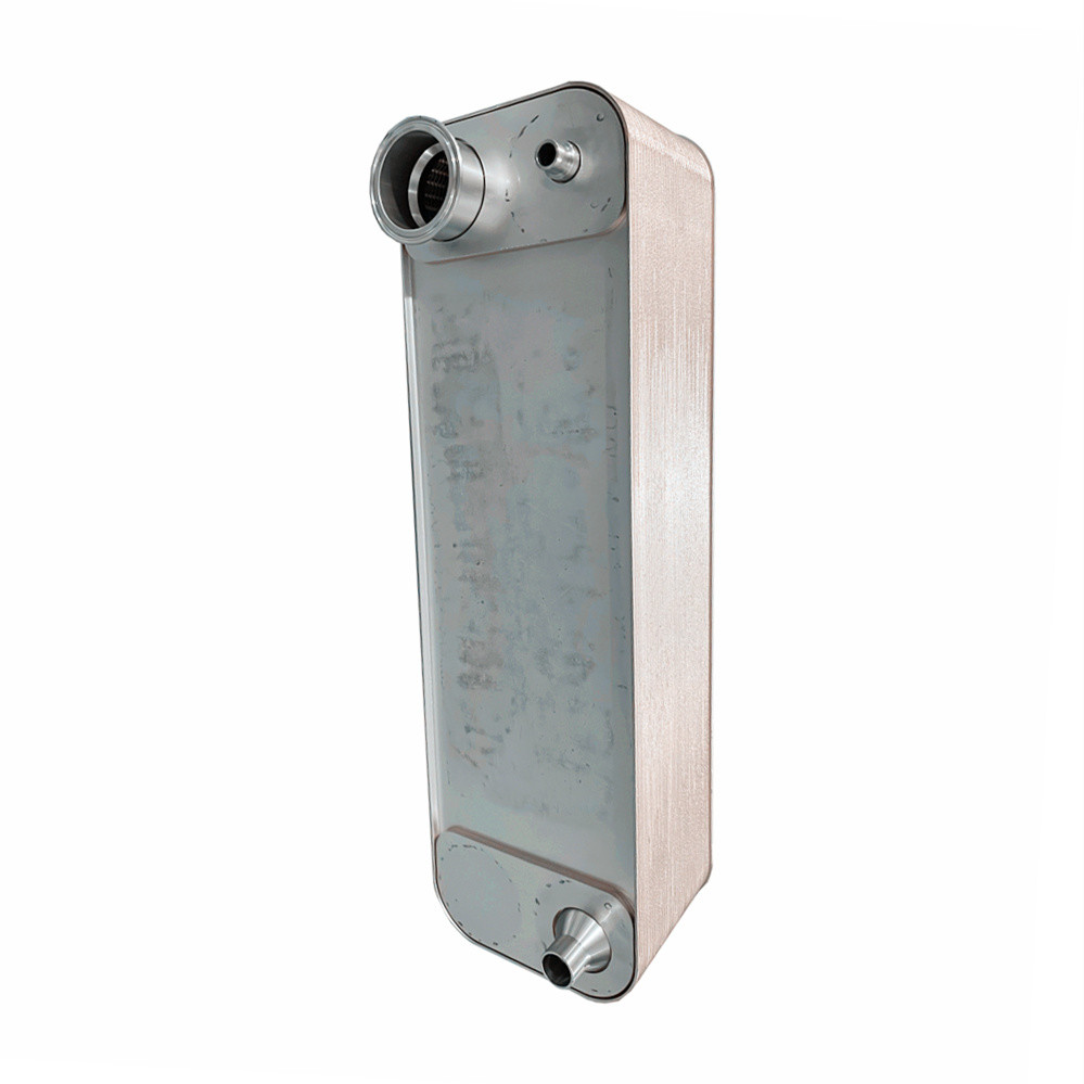 BL95 สแตนเลส ทองแดงทับแผ่นแลกเปลี่ยนความร้อนเครื่องเย็นน้ํามัน Condenser